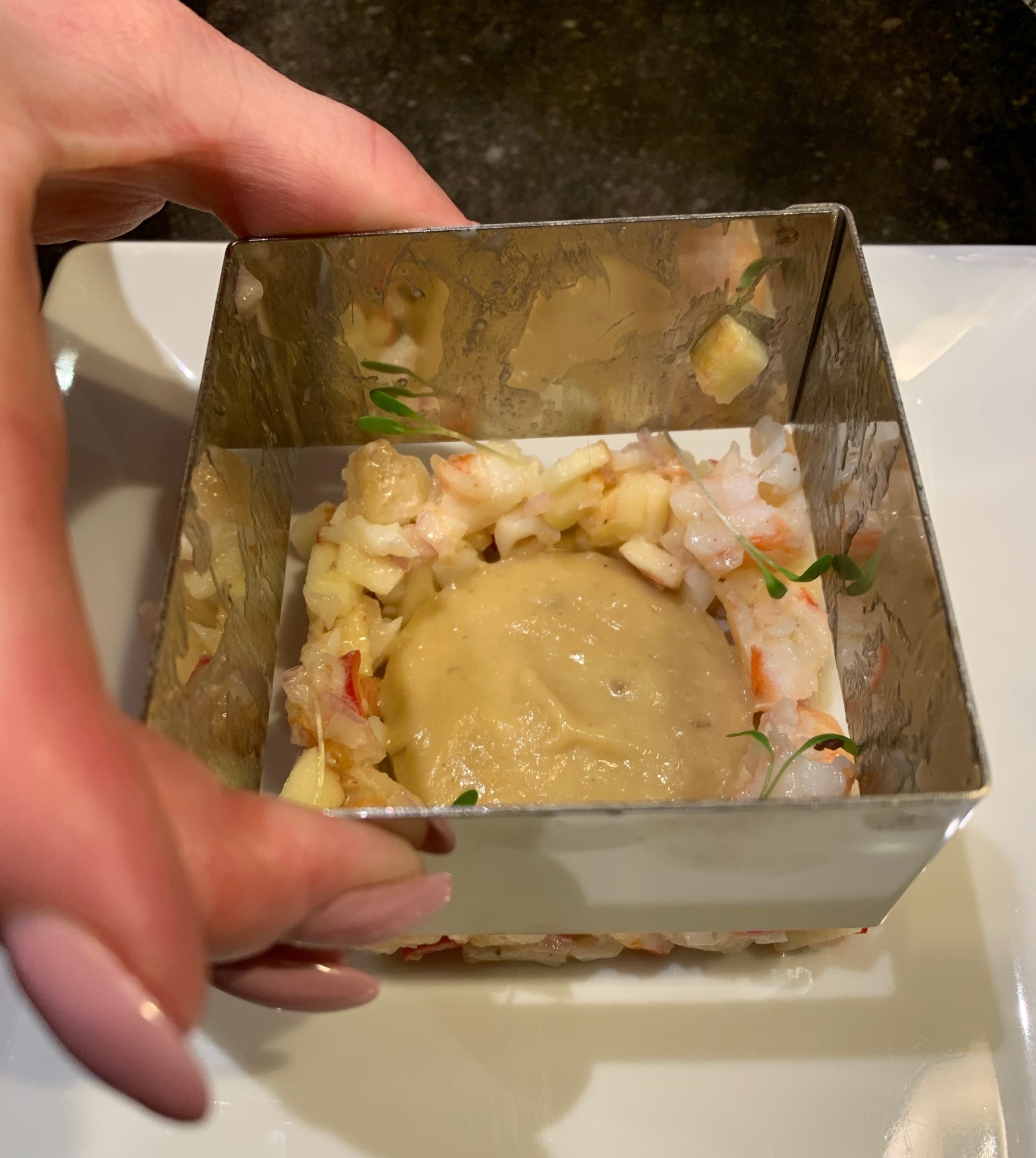Tartaar van scampi met mango en kokos – Ann(a) in de keuken